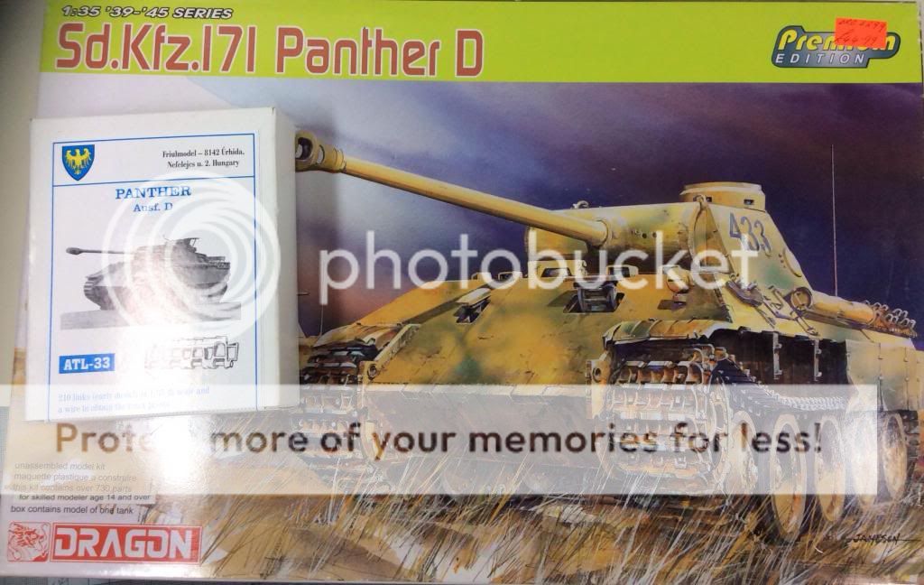 Panther D: Dragon 1/35th Sd.Kfz.171 Panther G, Kit No.6299 ...