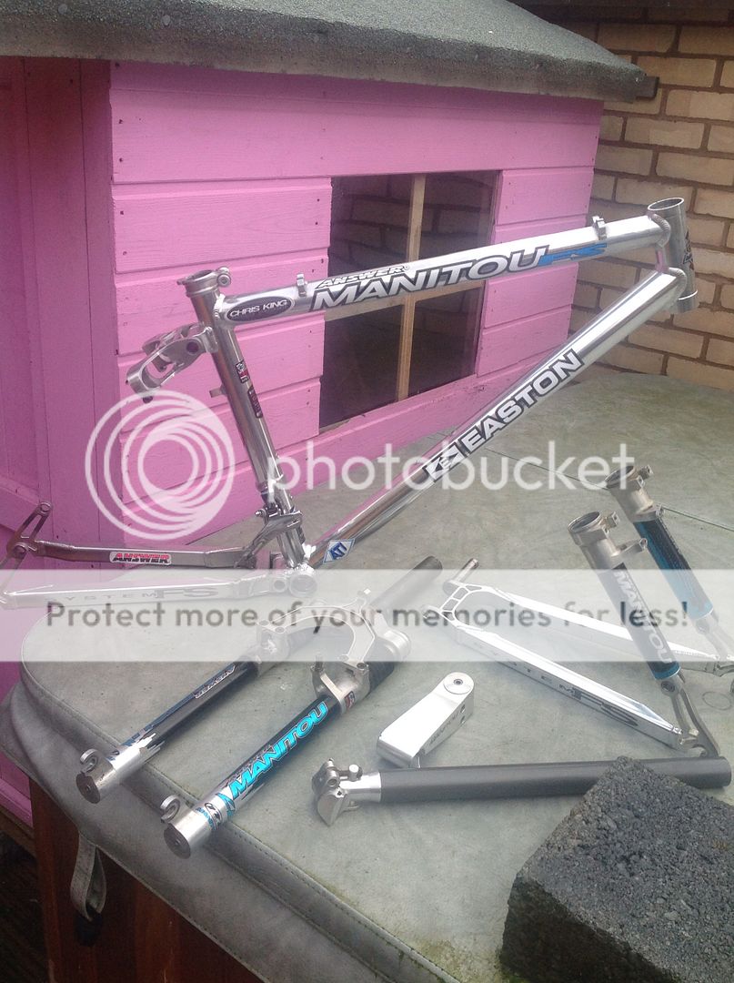 Swap Manitou FS frame 18" with extras | Retrobike